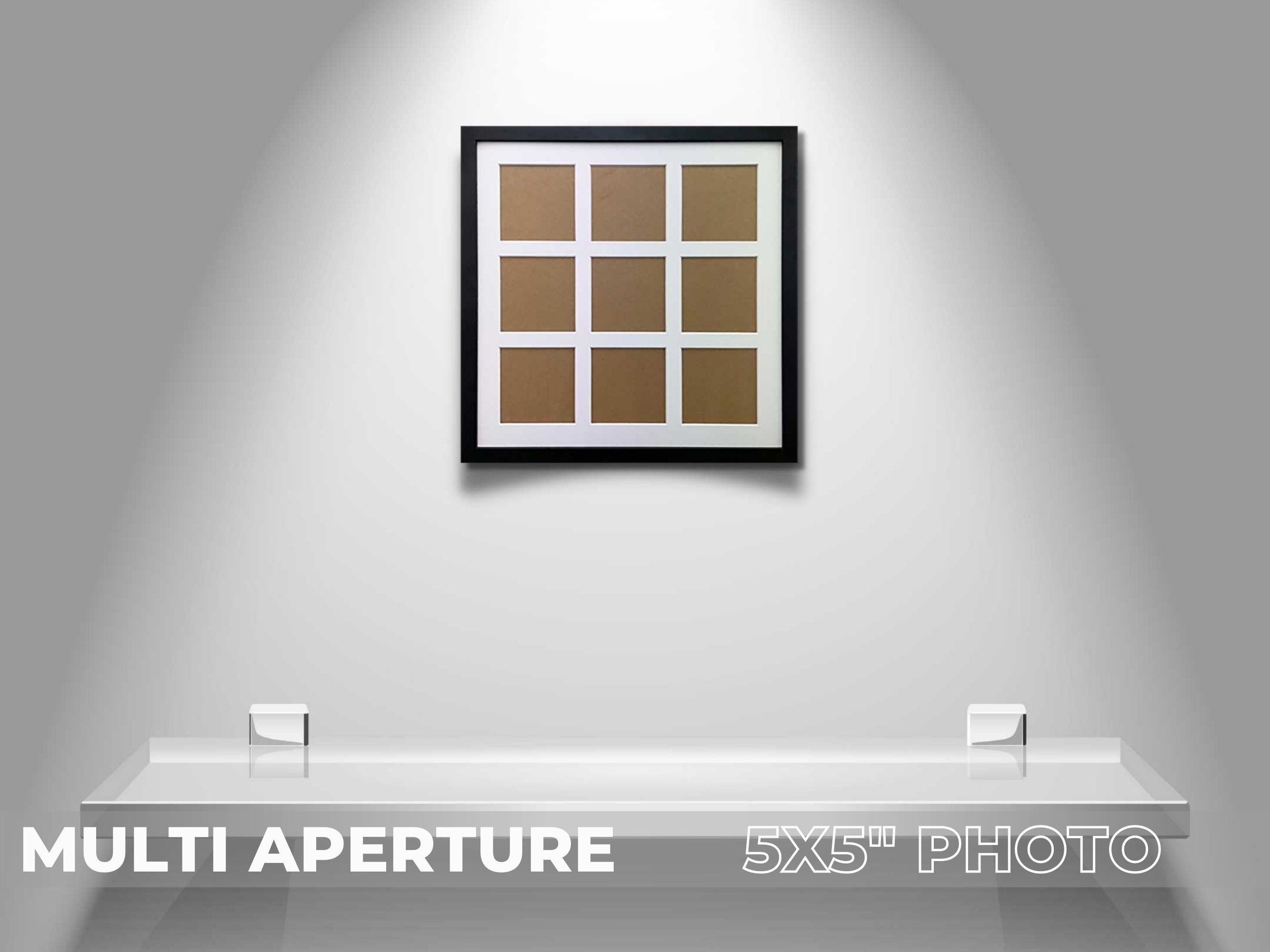 Multi Aperture Photo Frame 5x5 Inch 9 Aperture Friends - Etsy UK