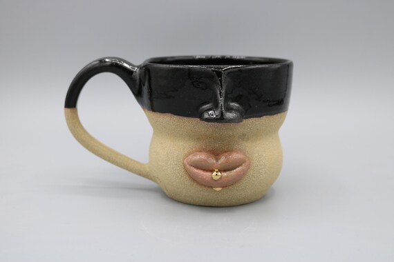 Drink & Barware Kitchen & Dining Ceramic Face Mug Two Faces CL-266 Mugs ...