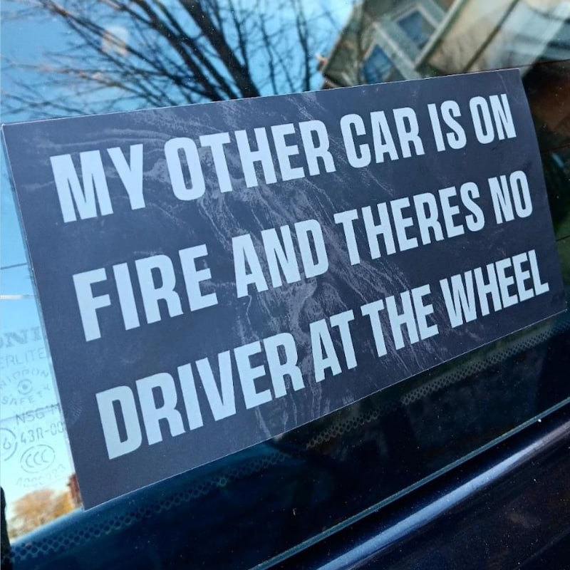 Bumper Sticker Lyrics - Etsy