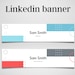 Blue Linkedin Banner, Linkedin Cover, Profesional Linkedin Profile ...