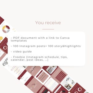 Red Instagram Template, Post Templates ,social Media Template, Red ...
