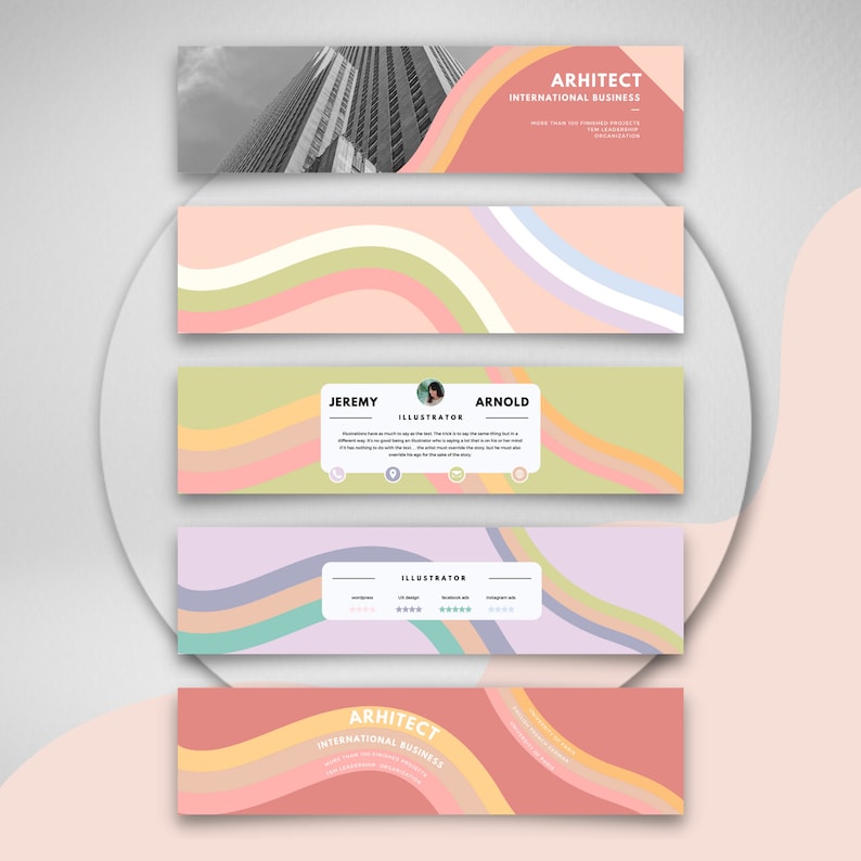 Linkedin Banner Template, Linkedin Profile Background, Linkedin Profile ...