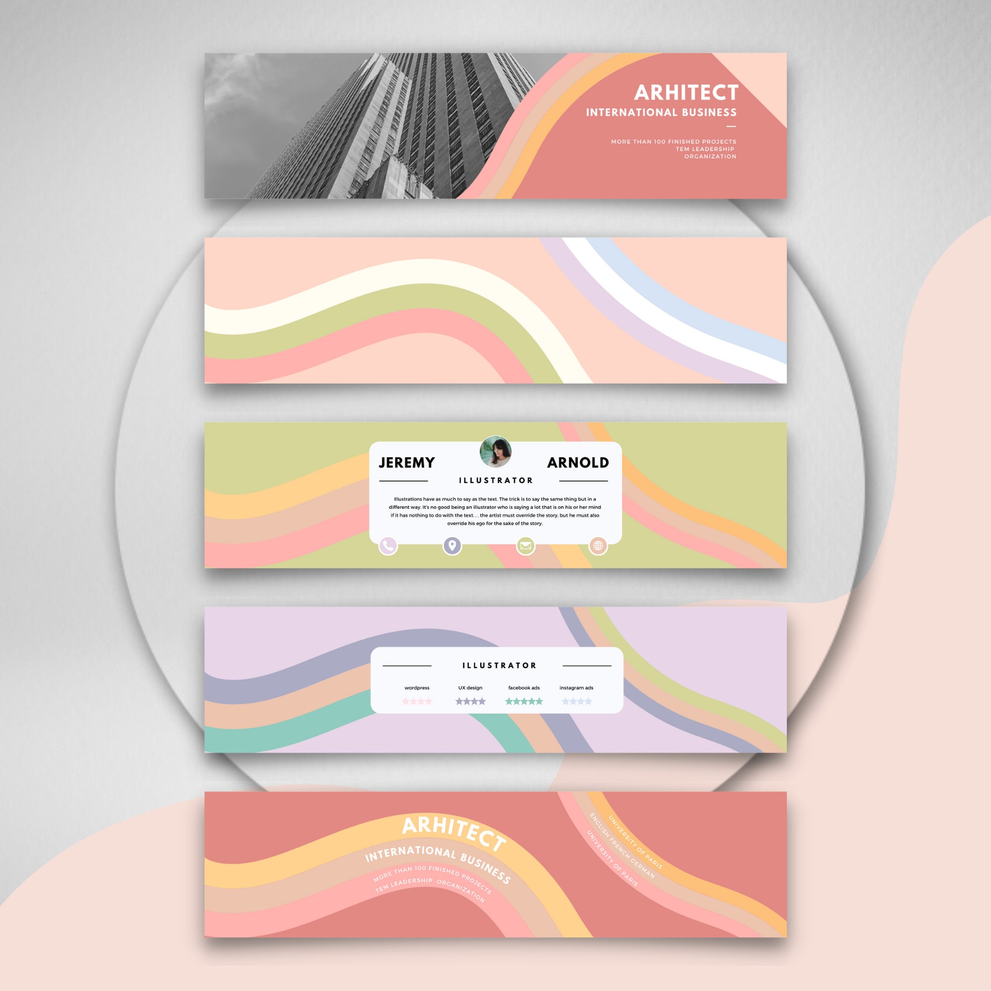 Linkedin Banner Template, Linkedin Profile Background, Linkedin Profile ...