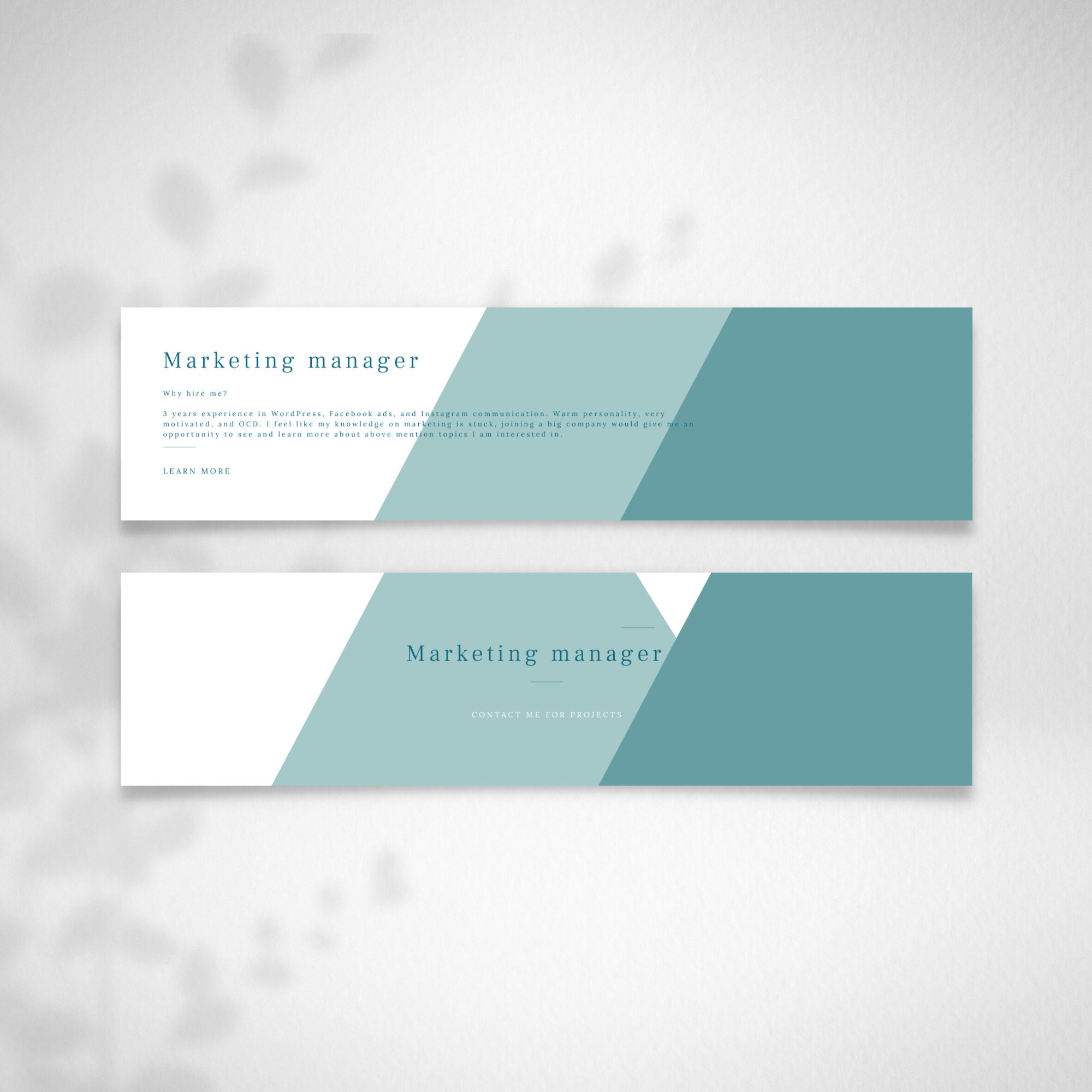 Blue Linkedin Banner Template, Linkedin Profile Background, Linkedin ...
