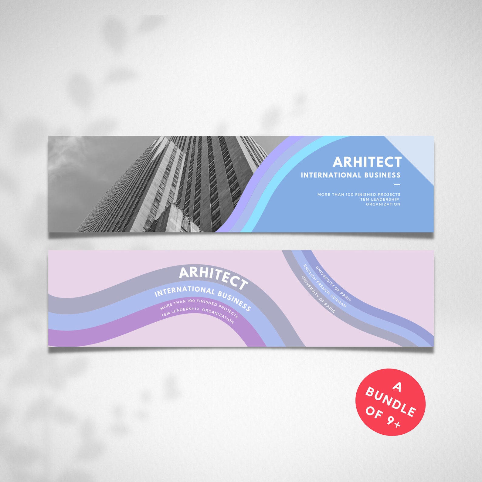 Linkedin Banner, Blue Template, Linkedin Profile Background, Linkedin ...