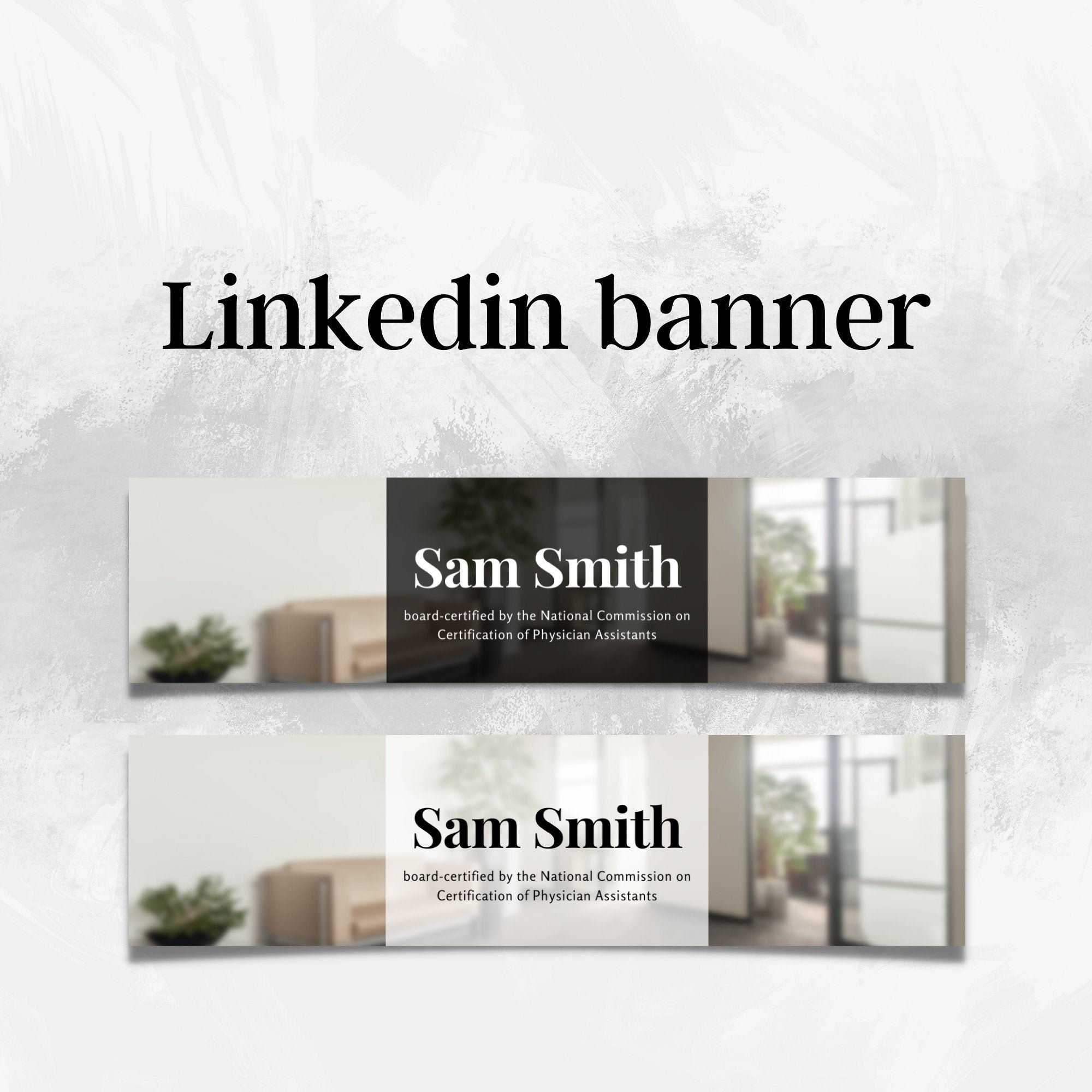 Linkedin Banner, Linkedin Template, Professional Profile, Social Media ...