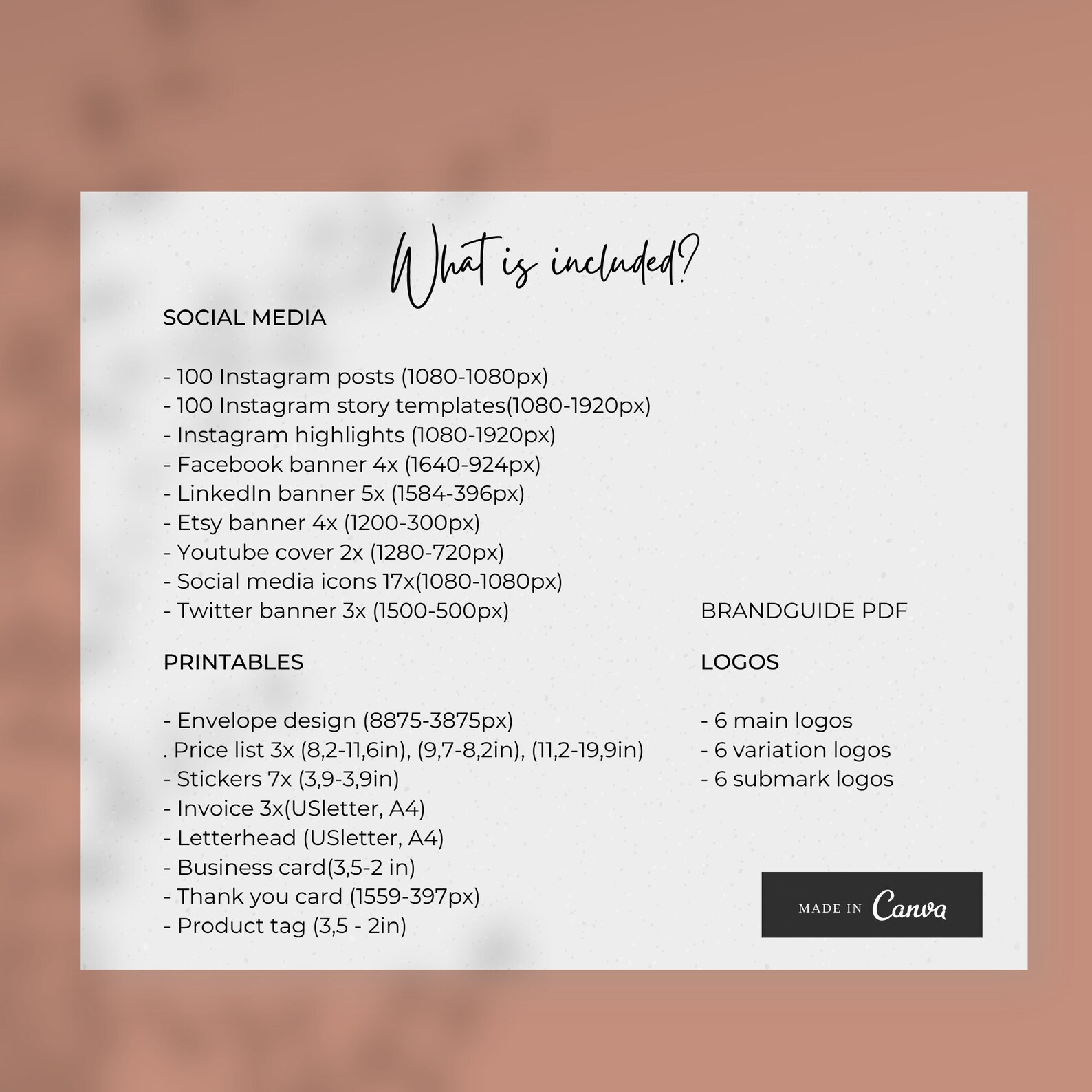 Branding Kit, Watercolour, Pink, DIY, Social Media Kit, Branding ...