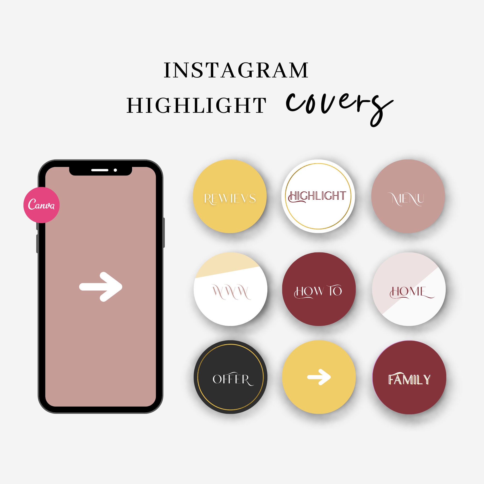 Red Social Media, Post Templates ,canva Template, Instagram Post ...