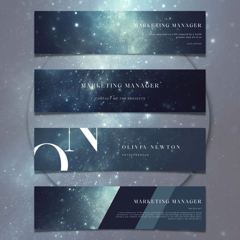 Blue Linkedin Banner, Linkedin Background Header Photo, Navy Blue ...
