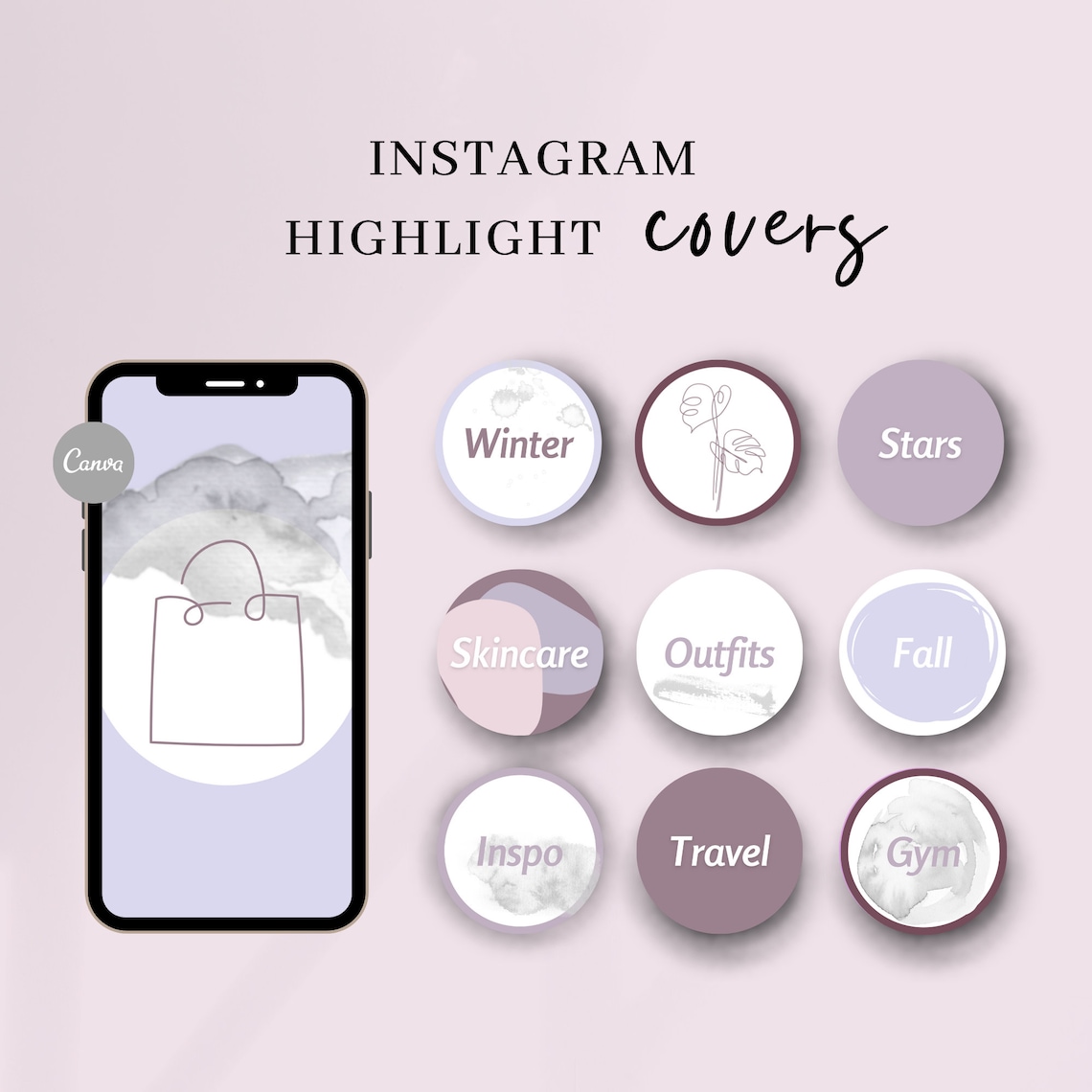 Purple Instagram Highlight, Purple Instagram Highlight Covers ...