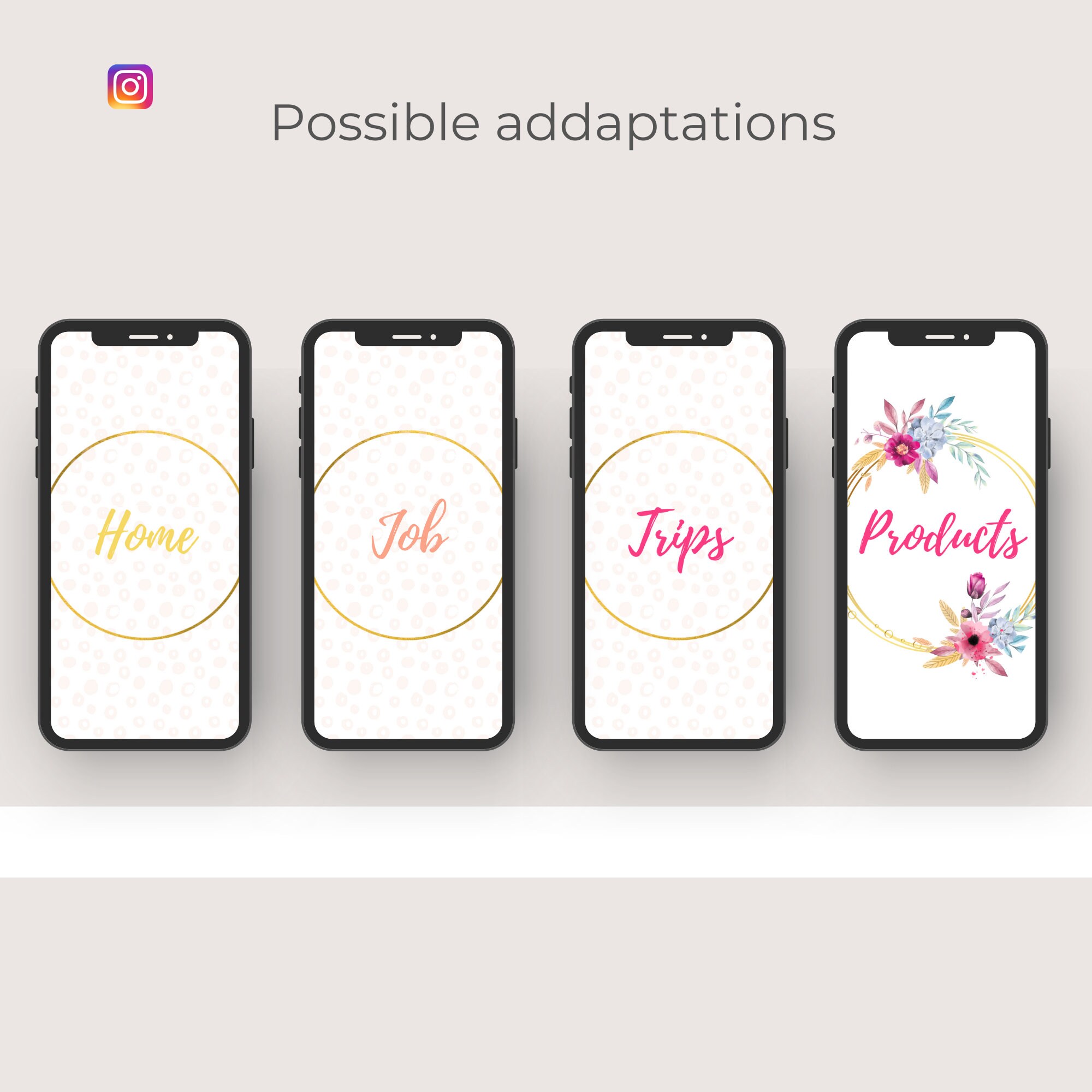 Pink Instagram Story Templates for Canva Instagram Story - Etsy