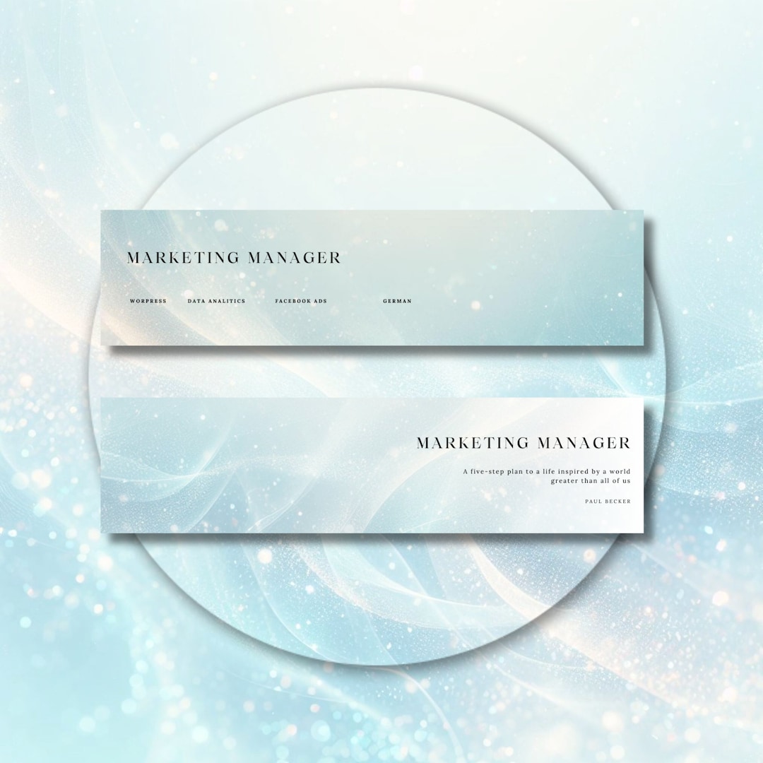 5+ Blue Linkedin Banner,linkedin Profile Header Photo - Etsy