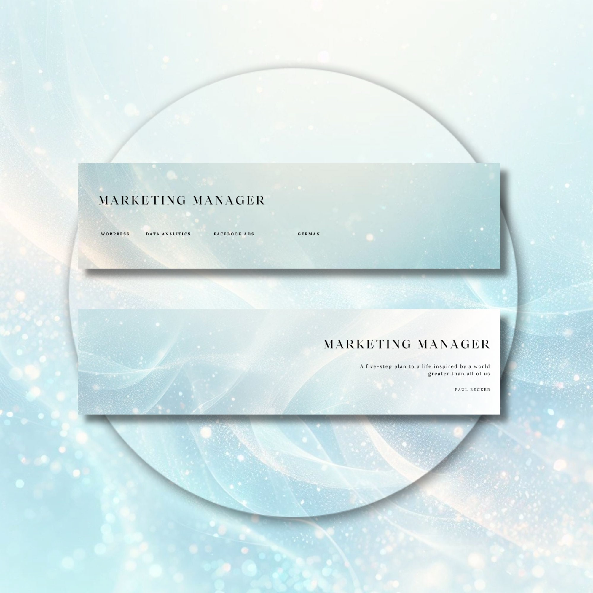 5+ Blue Linkedin Banner,linkedin Profile Header Photo - Etsy