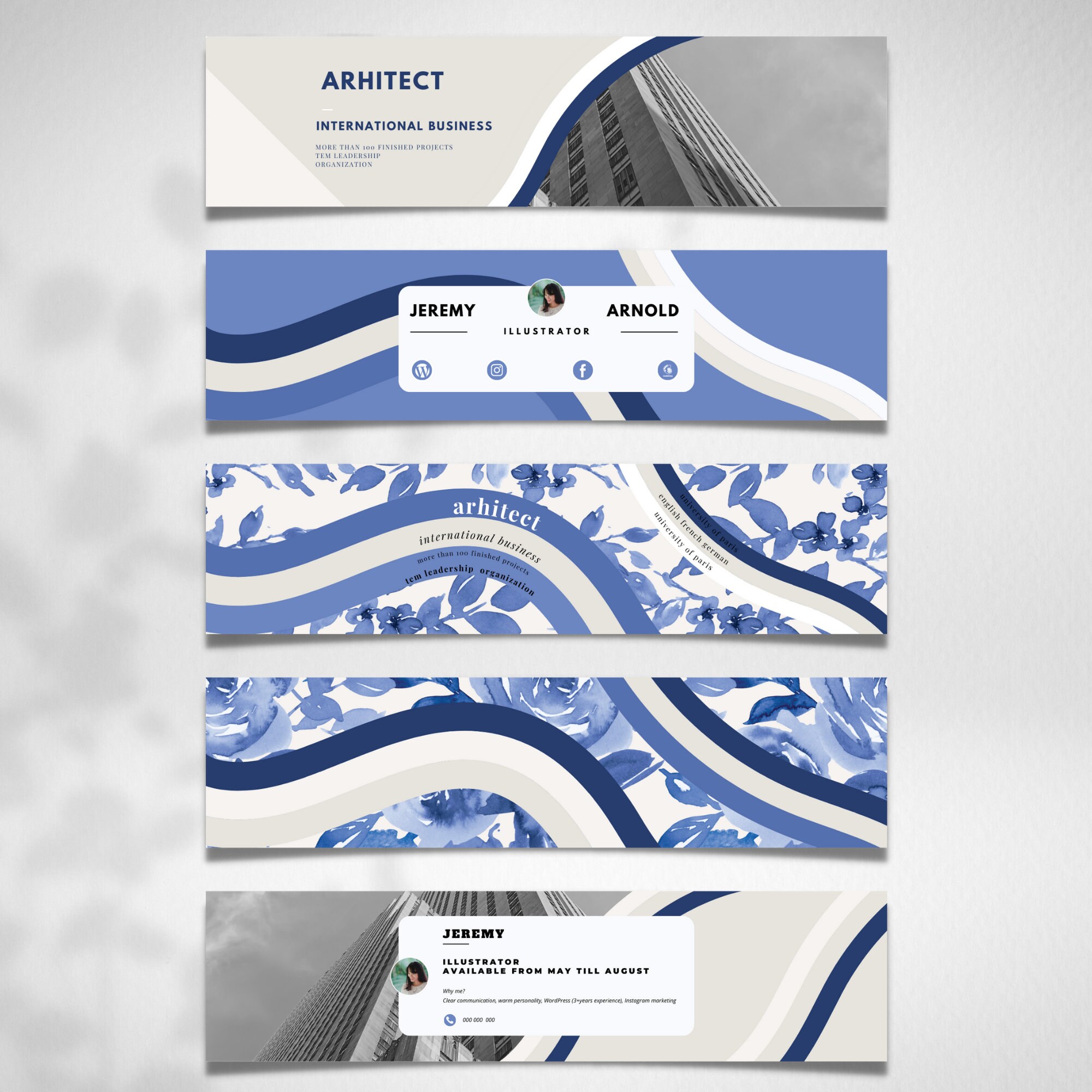 Linkedin Banner Template, Linkedin Profile Background, Linkedin Profile ...