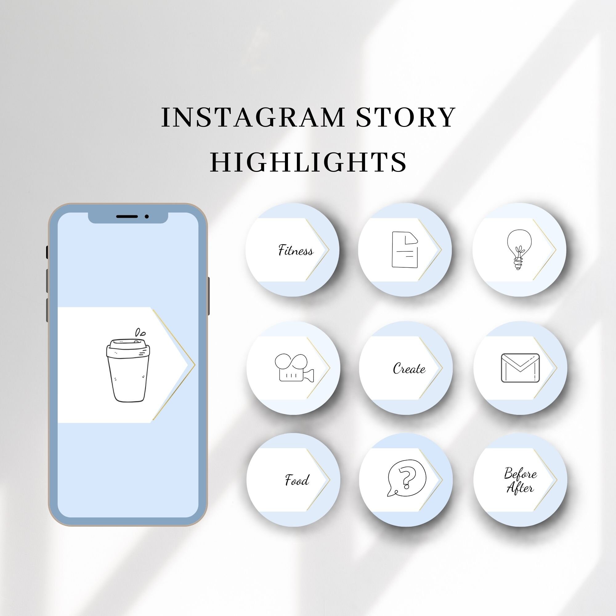 Social media icons Instagram Story Highlight Icons business | Etsy