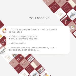 Red Social Media, Post Templates ,canva Template, Instagram Post ...