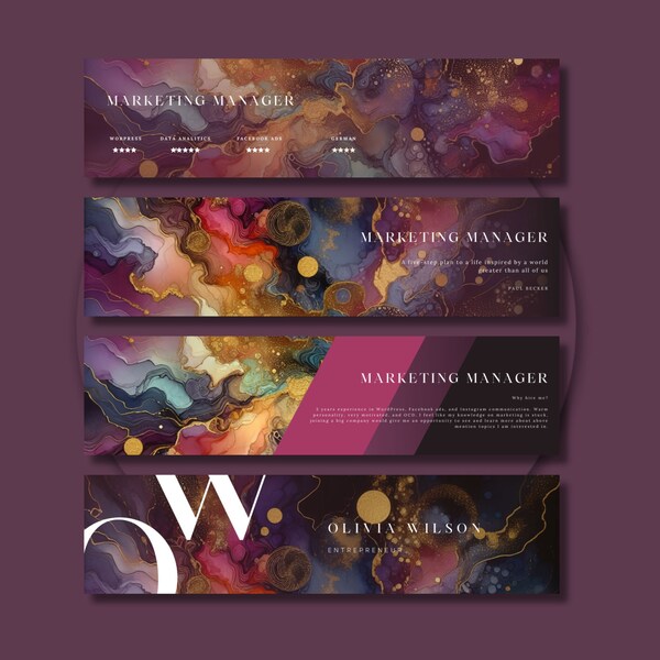 Purple Banner - Etsy