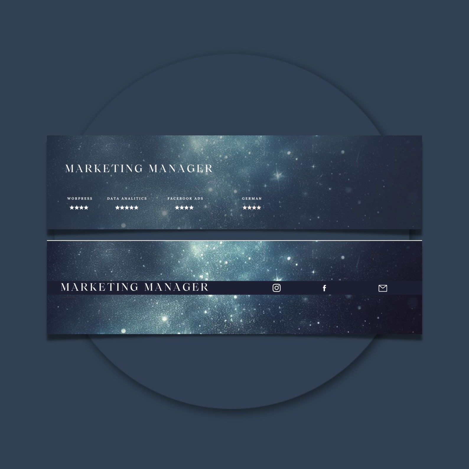 Blue Linkedin Banner, Linkedin Background Header Photo, Navy Blue ...