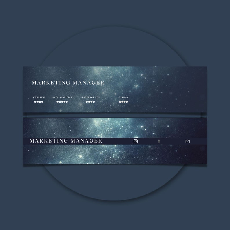 Blue Linkedin Banner, Linkedin Background Header Photo, Navy Blue ...