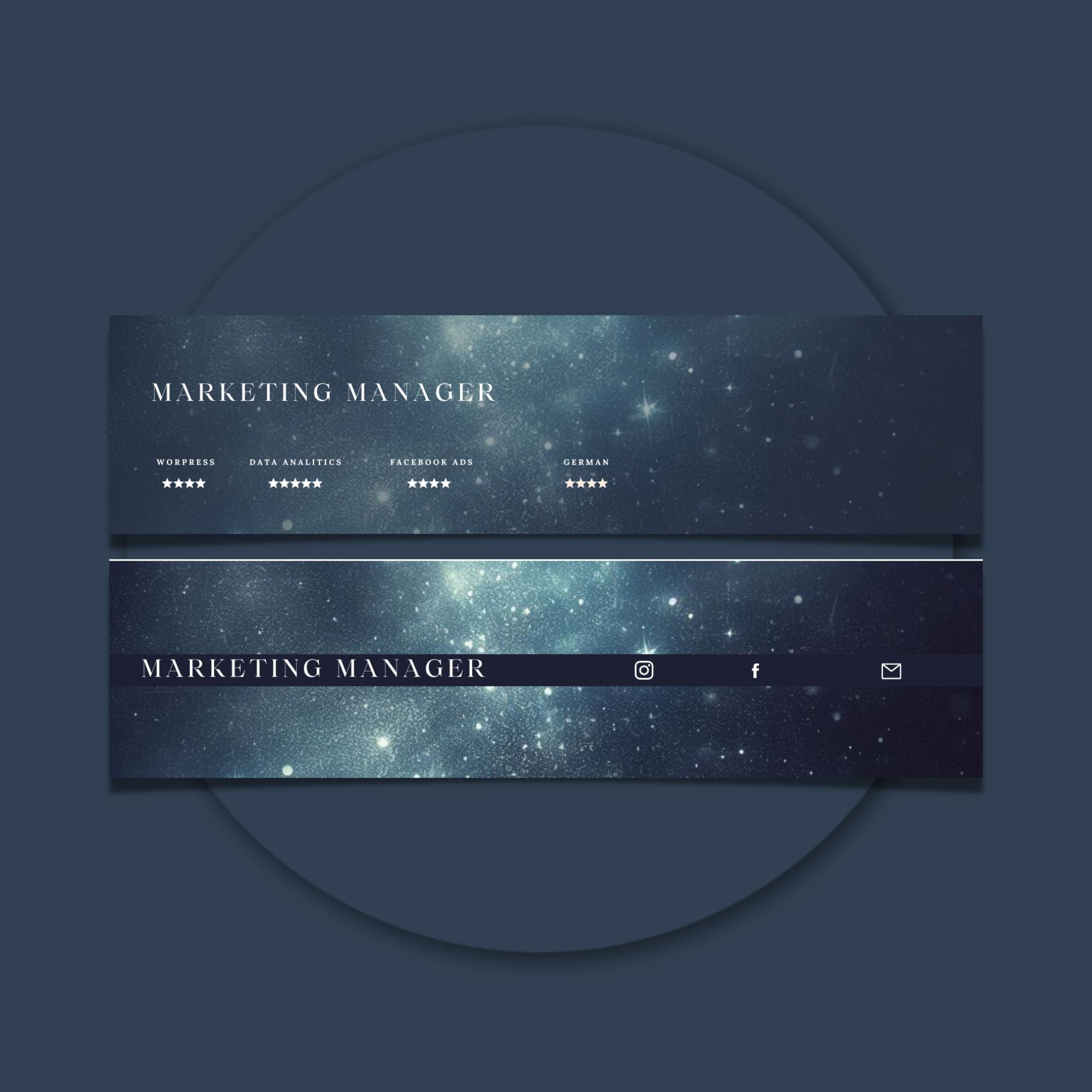 Blue Linkedin Banner, Linkedin Background Header Photo, Navy Blue ...