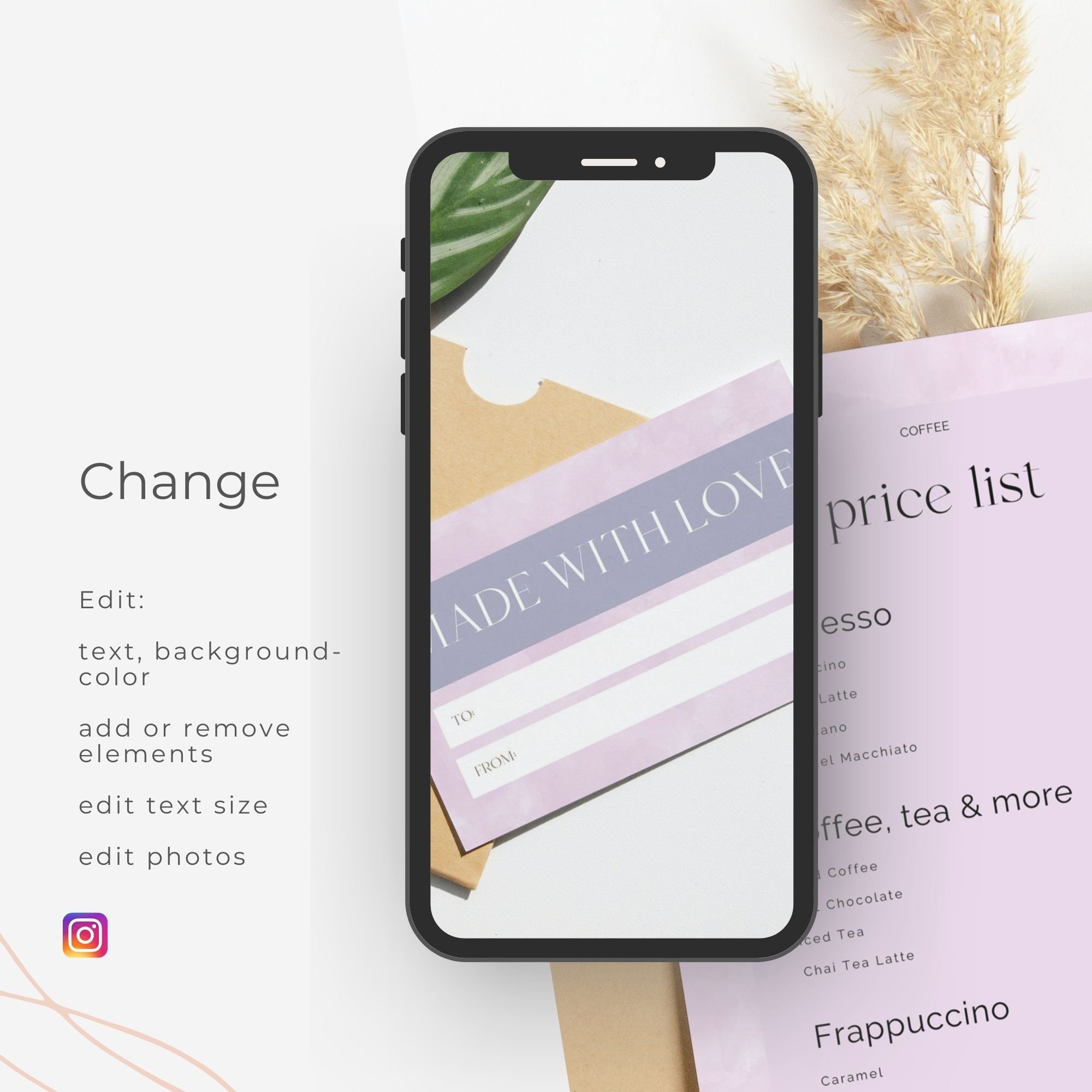 Pastel Branding Kit, Instagram Teplate, Social Media, Branding Package ...