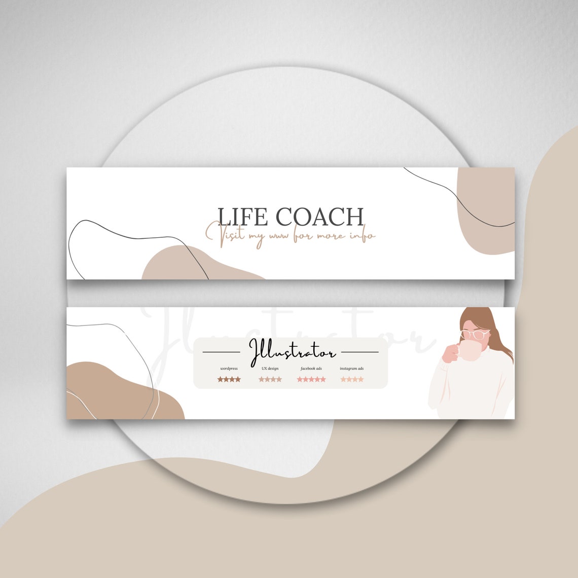 Linkedin Banner Template, Linkedin Profile Background, Linkedin Profile ...