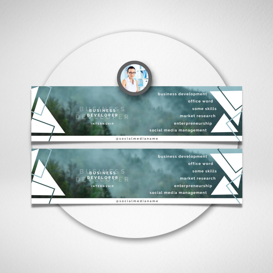 Green Linkedin Template, Linkedin Personal Page, Linked Background ...