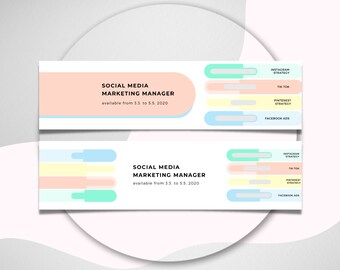 7 Linkedin Banner Templates Editable Minimalist Linkedin - Etsy