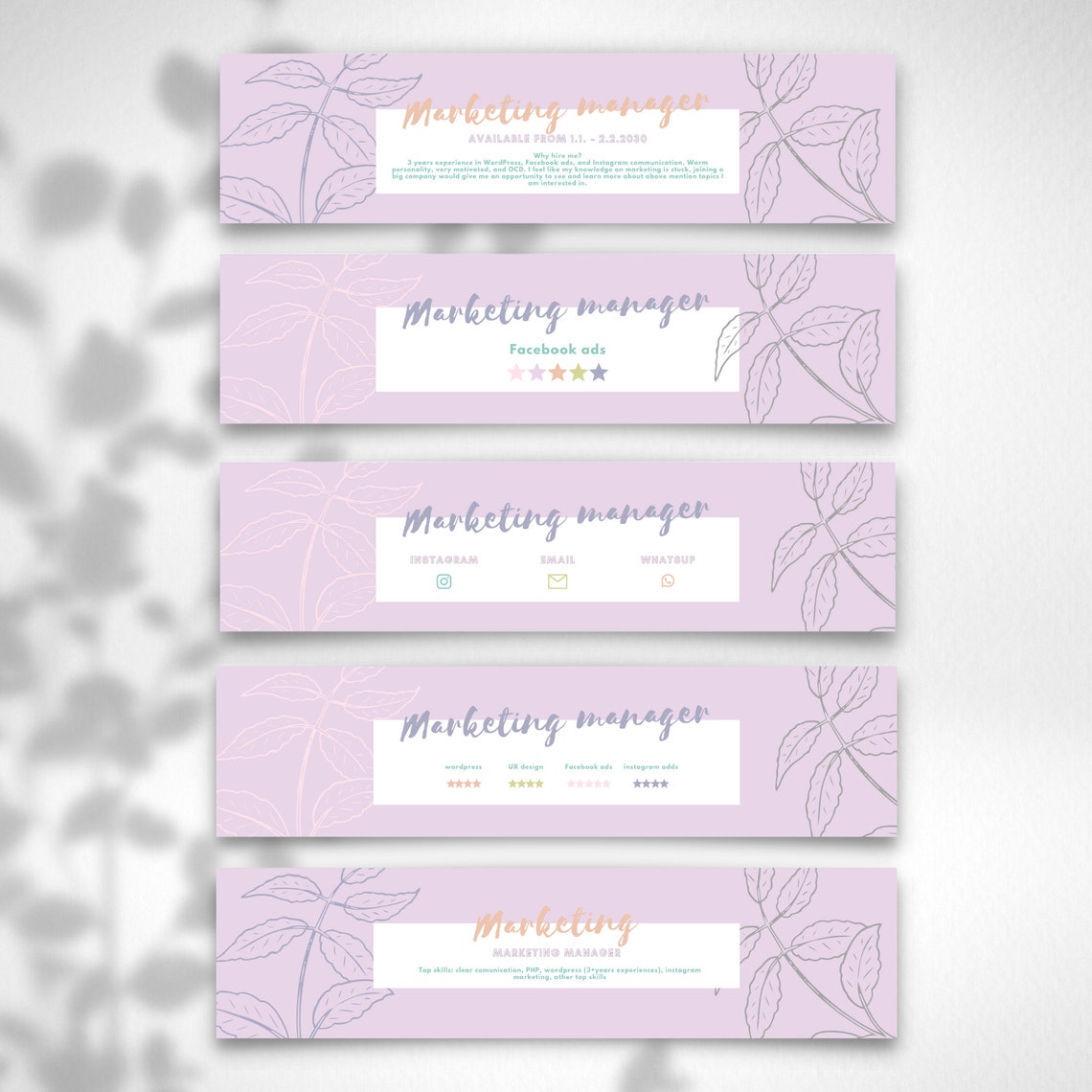 Linkedin Banner Template, Linkedin Profile Background, Linkedin Profile ...