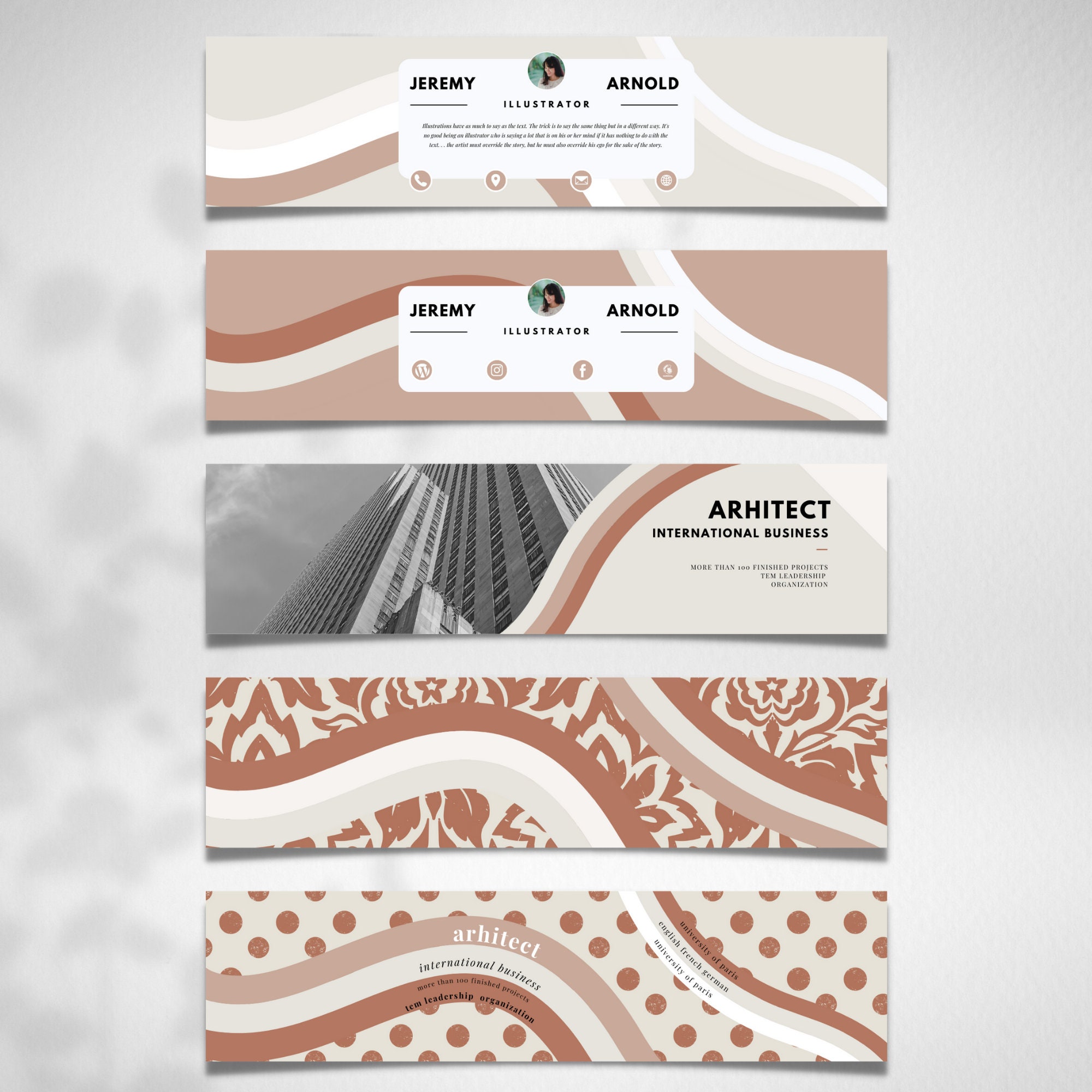 Linkedin Banner Template, Linkedin Profile Background, Linkedin Profile ...