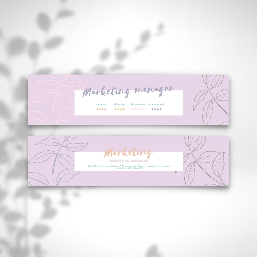 Linkedin Banner Template, Linkedin Profile Background, Linkedin Profile ...