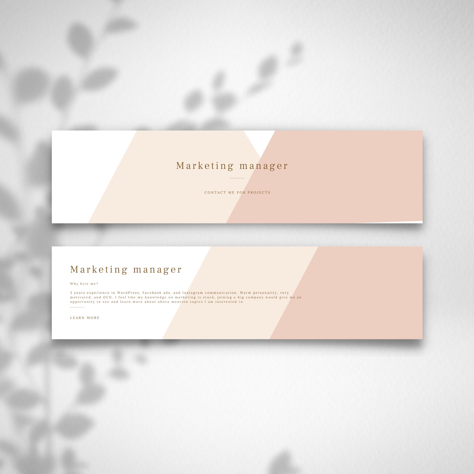 Linkedin Banner Template, Linkedin Profile Background, Linkedin Profile ...