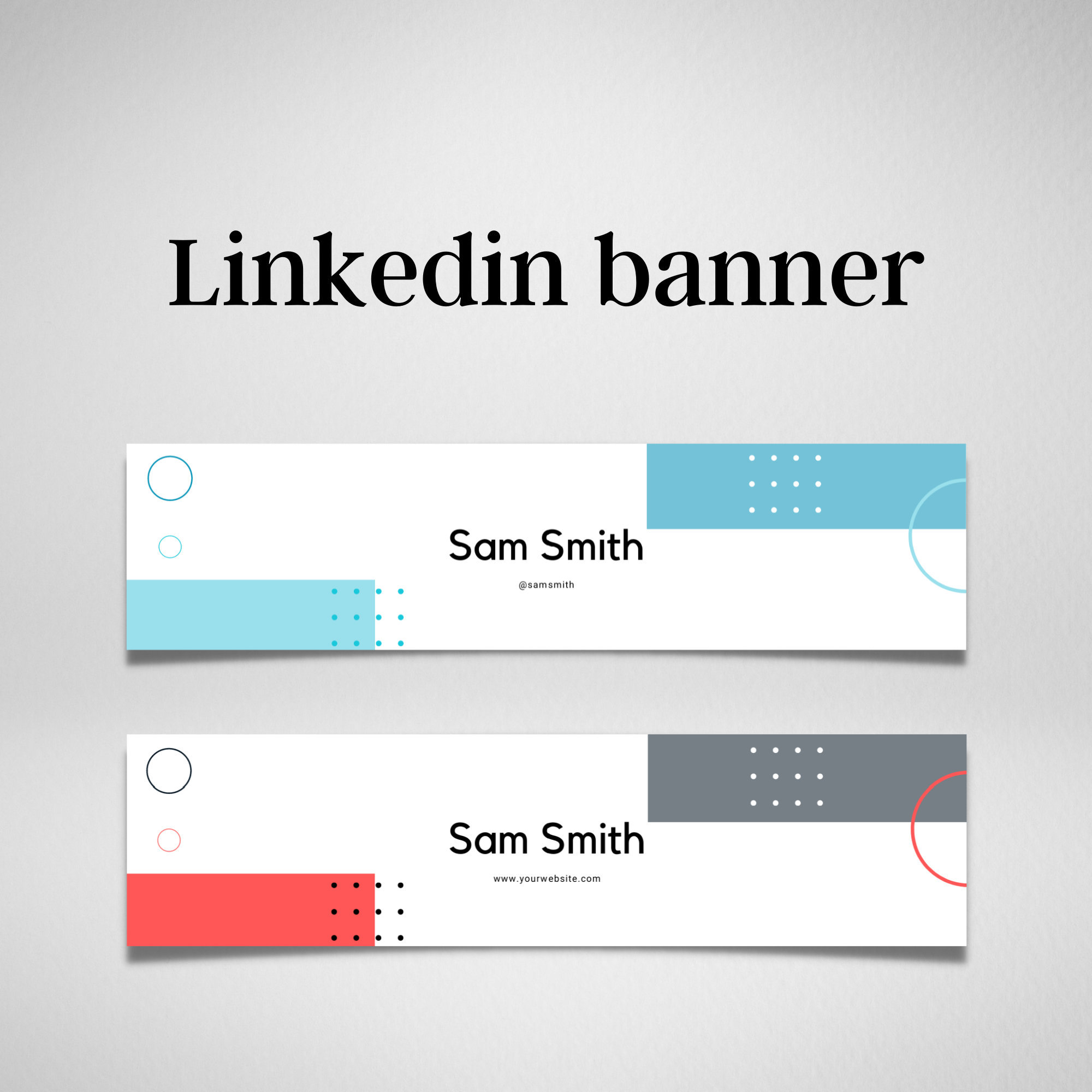 Blue Linkedin Banner, Linkedin Cover, Profesional Linkedin Profile ...