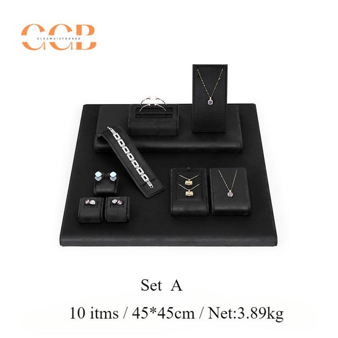 Elegant Pearl Jewelry Display Set Premium Showcase for Timeless ...
