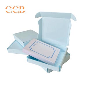 10pcs Blue Corrugated Cardboard Shipping Boxes, Kraft Mailing Box for ...