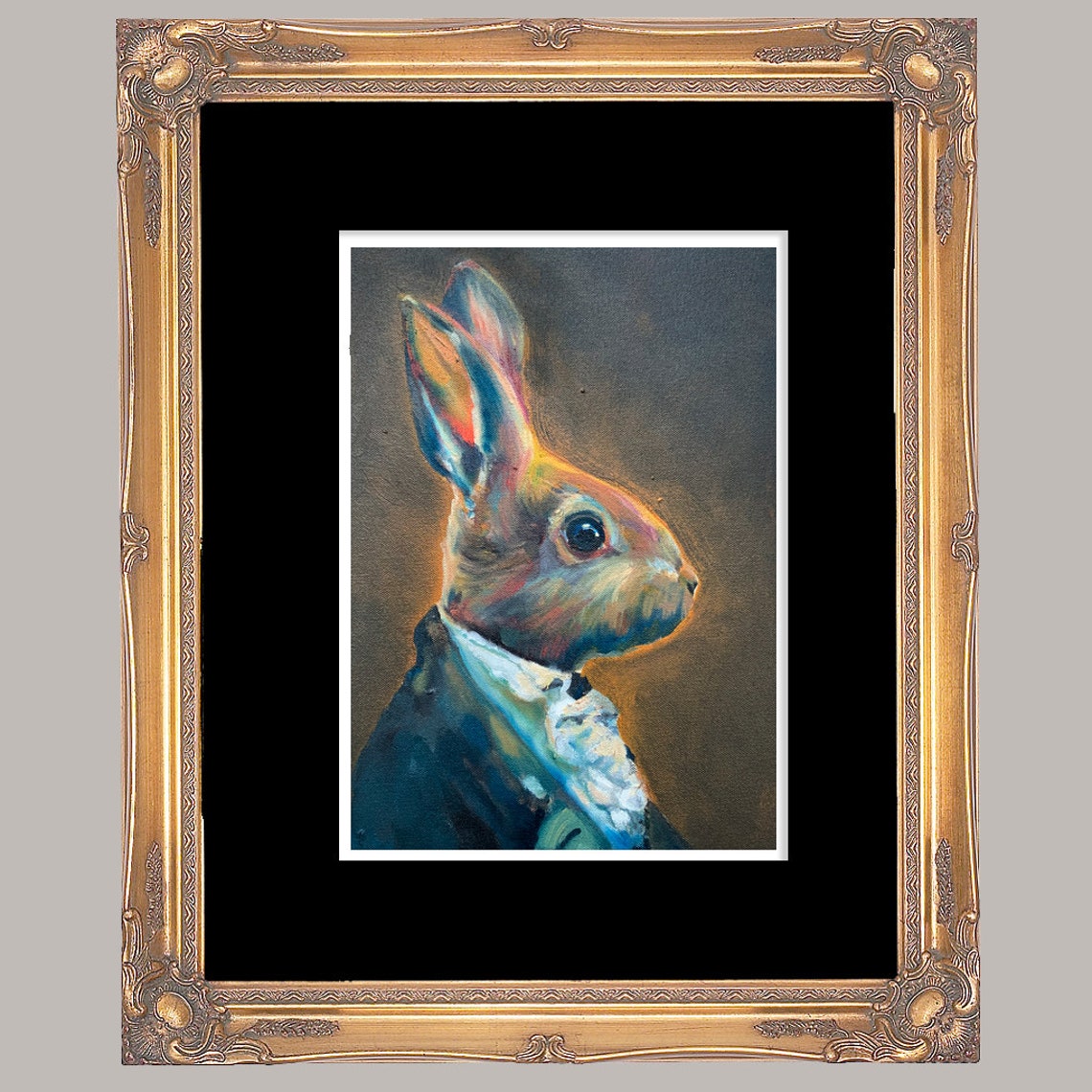 Limited Edition Giclee Print Dusk Bunny - Etsy