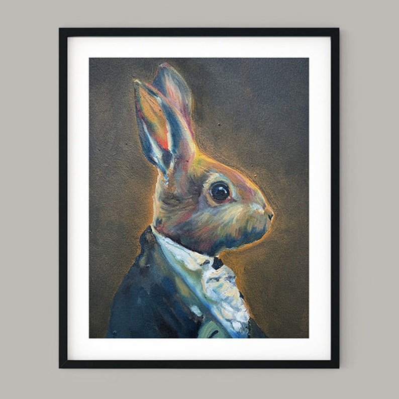 Limited Edition Giclee Print - Dusk Bunny - Etsy