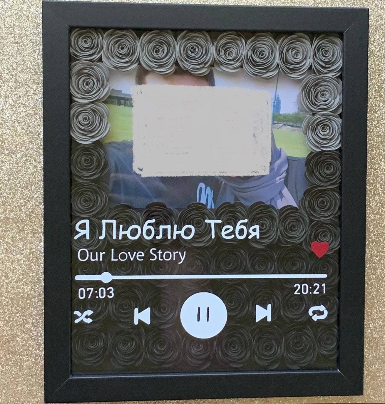 Personalized Spotify Shadow Box - Etsy
