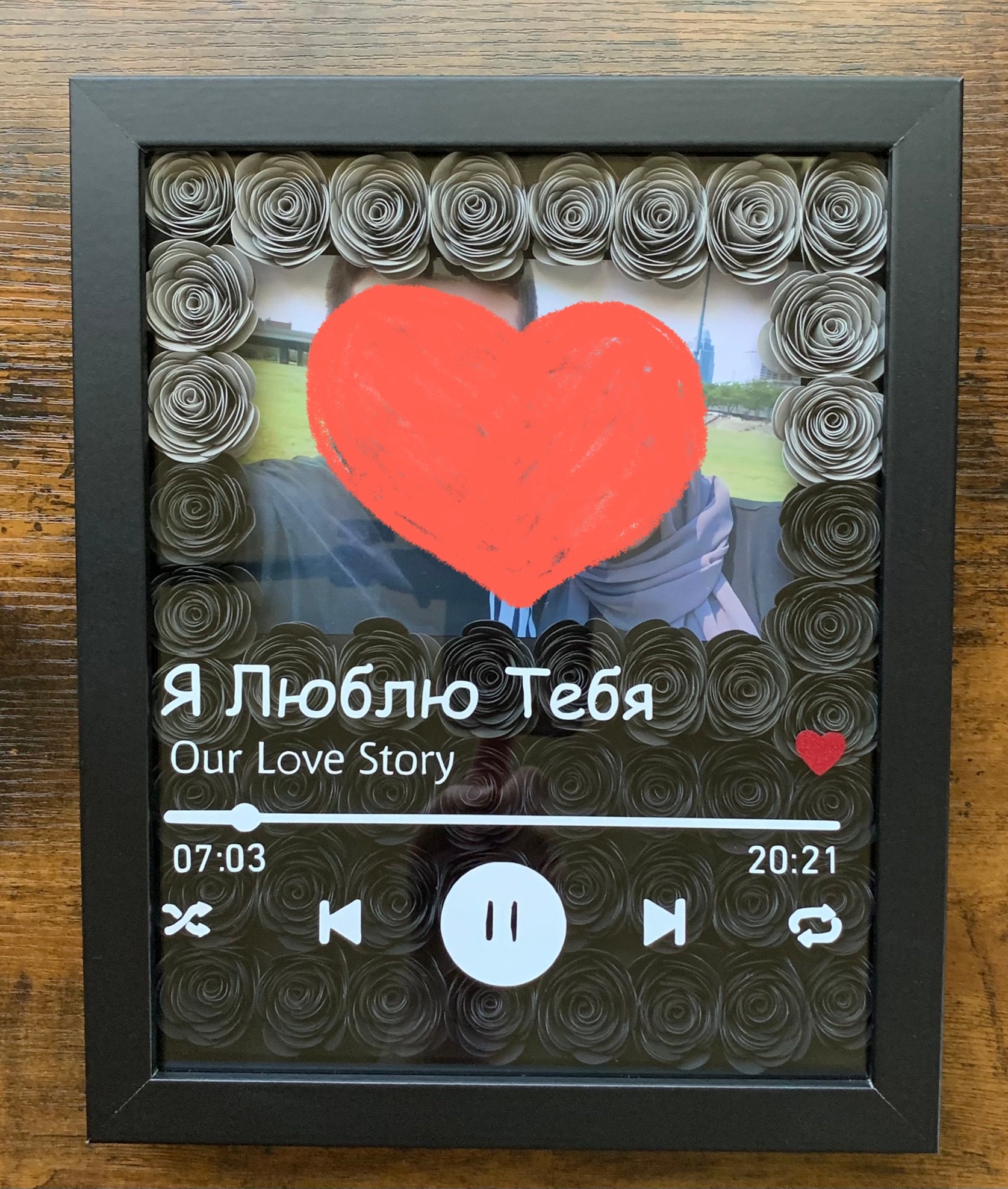 Personalized Spotify Shadow Box - Etsy