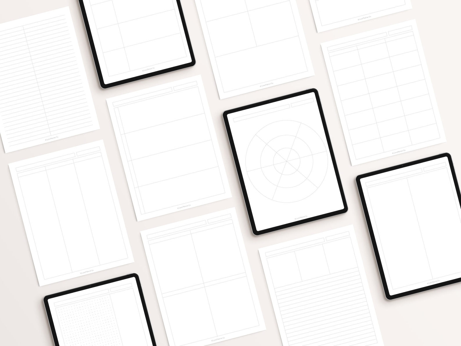 60 Digital Note Taking Templates| White Mode| Goodnotes| Notability ...