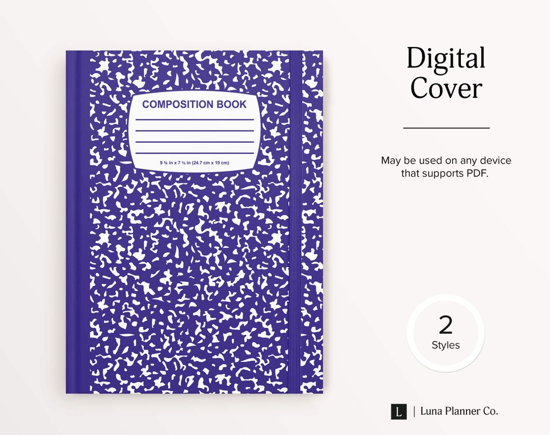 Digital Notebook Cover Digital Planner Covers Goodnotes Notability ...