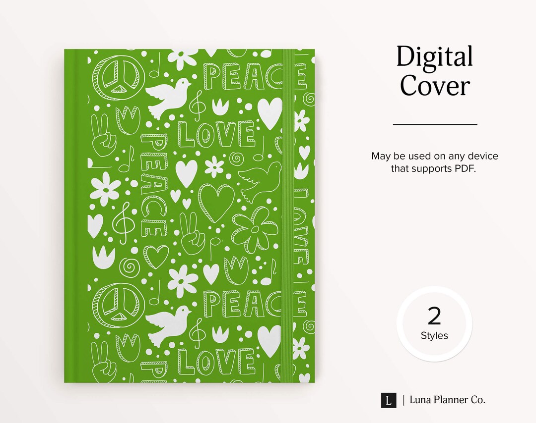 Digital Notebook Cover Digital Planner Covers Goodnotes Notability ...