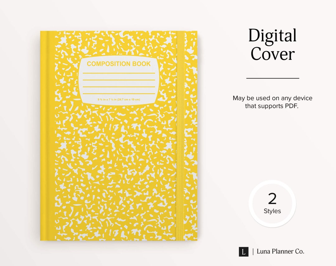 Digital Notebook Cover Digital Planner Covers Goodnotes Notability ...