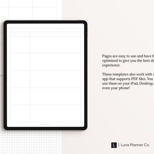 60 Digital Note Taking Templates| White Mode| Goodnotes| Notability ...
