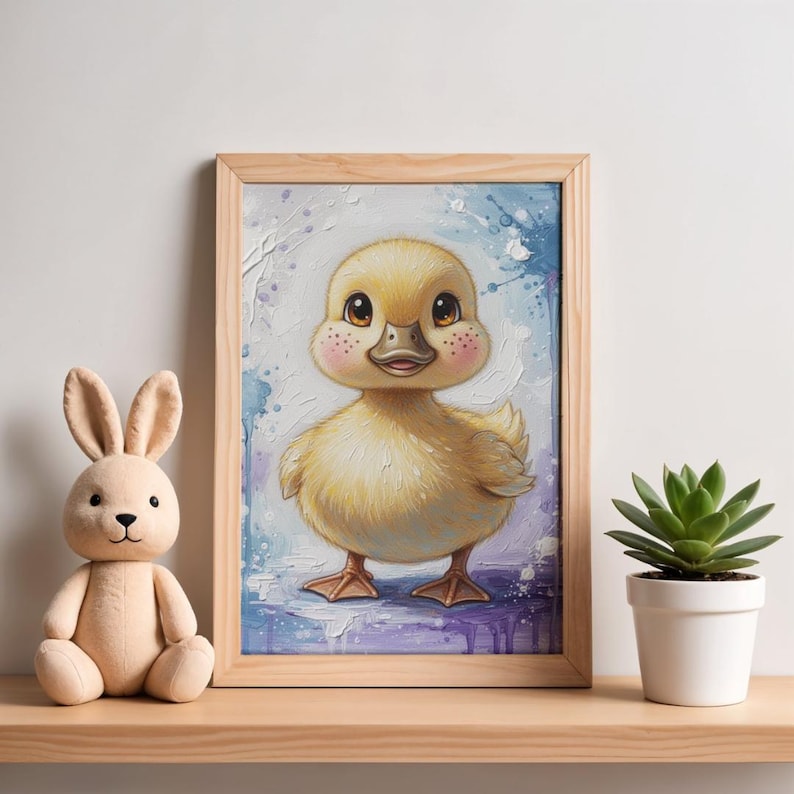 Ducklings – Original Watercolor & Acrylic as High-quality Poster Print ...