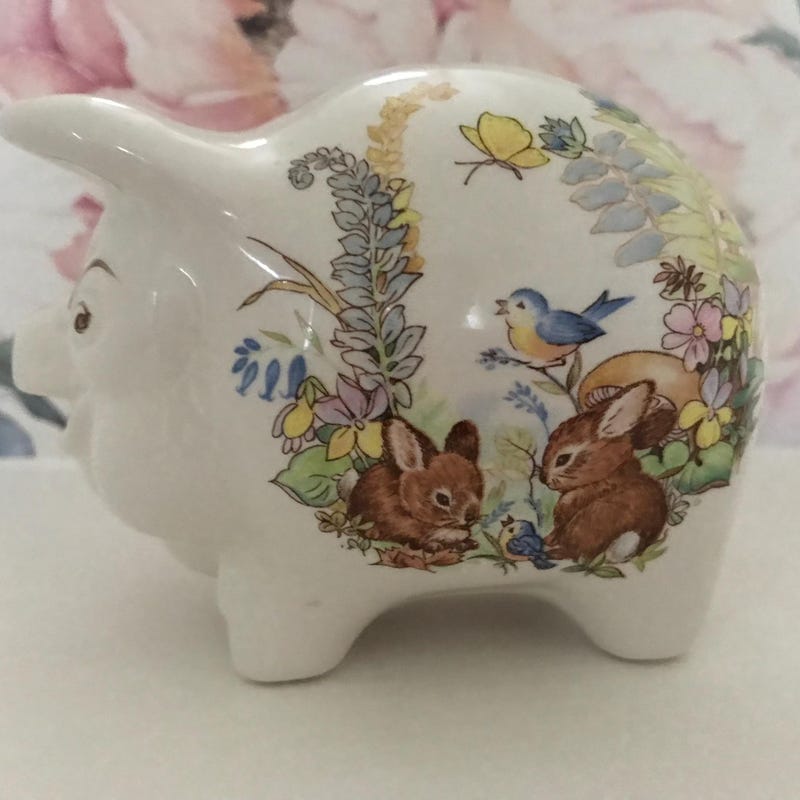 Bunny Piggy Bank - Etsy