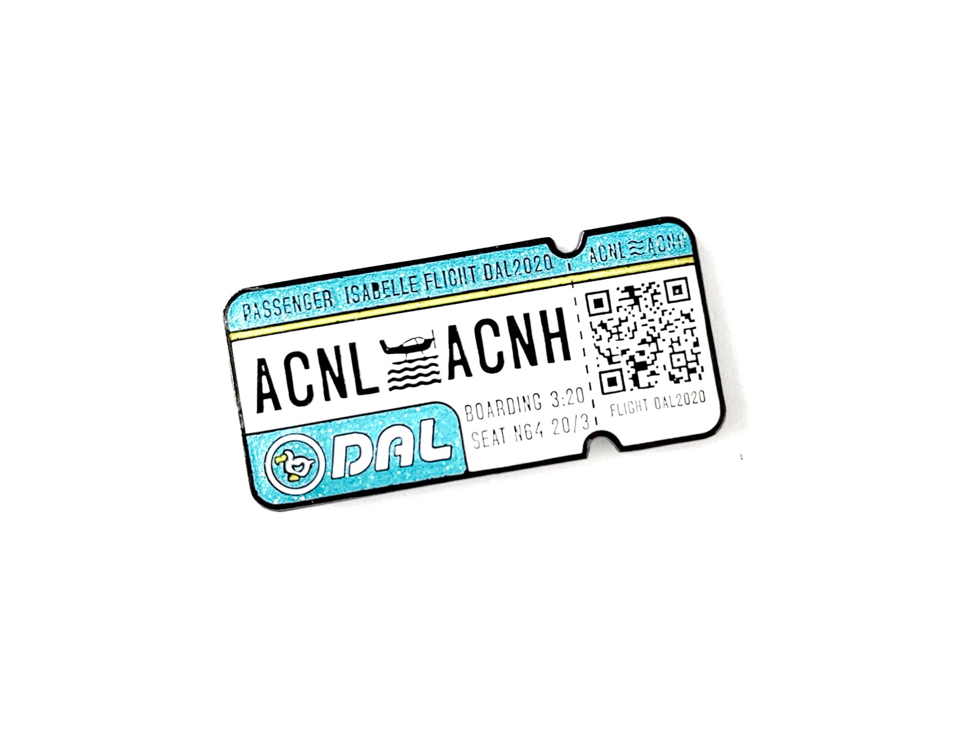3 PIN SET: ACNH Acnl Glittery Ticket Spinning Sea Plane - Etsy