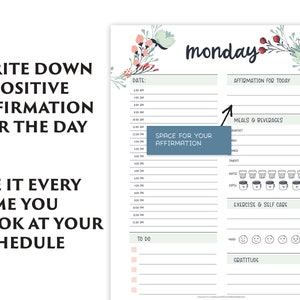 Printable 7 Days Daily Planner, Hourly Schedule for Time Blocking, to ...
