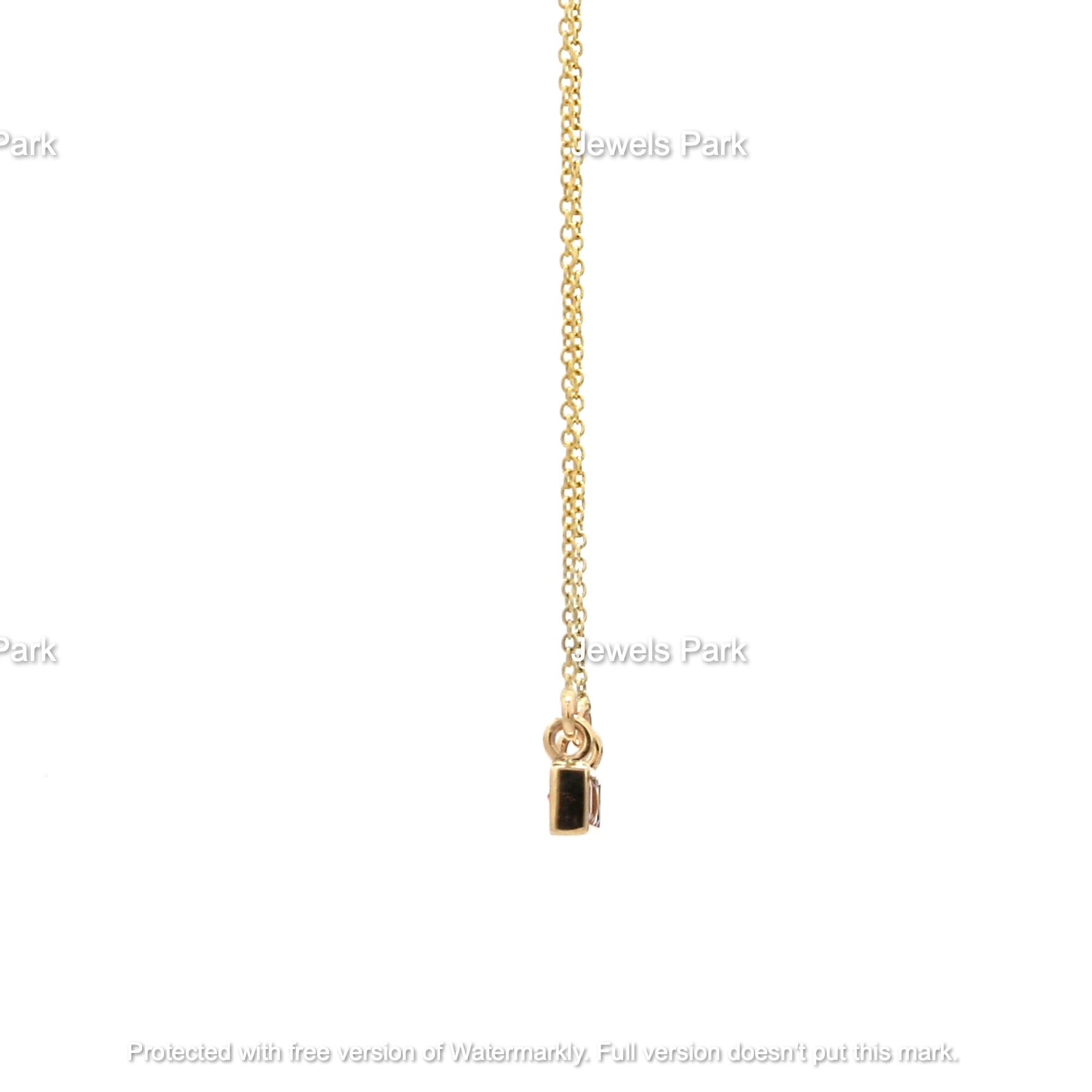 Rainbow Sapphire Multicolor Gem Bar Necklace Chain in 14k 18k - Etsy