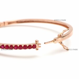 Real Ruby Bangle Bracelet Gold | Natural Ruby Bangle Cuff Bracelet Gold ...